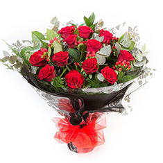 Dozen Long Stemmed Red Roses Sarah's Florist Sheffield
